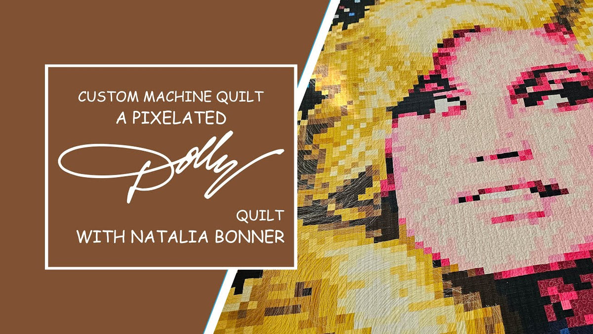 Machine Quilt A Pixelated Dolly Quilt with Natalia Boner – Piece N Quilt