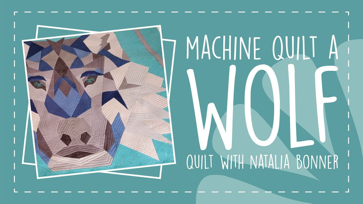 Custom Machine Quilt A Wolf Abstractions Quilt with Natalia Bonner – Piece N Quilt